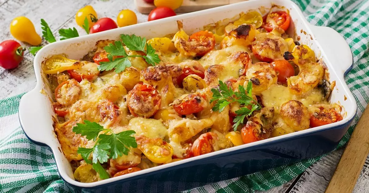 Casserole sayuran - lazat dan berguna