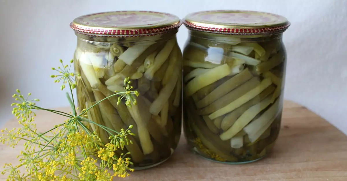 Marinované fazuľa Asparagus: Najlepší recept