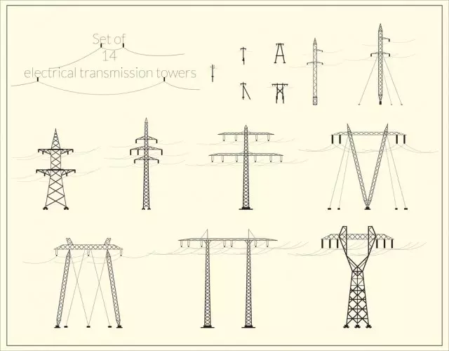 Elektronische Polen, Vektor