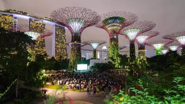 Gärten in der Bucht von Singapur