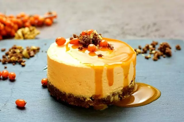 Cheesecake бо ангат баҳр