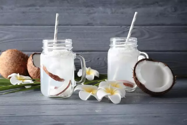 Avantages en eau de coco