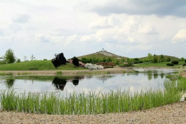 Ponds at the place of mines