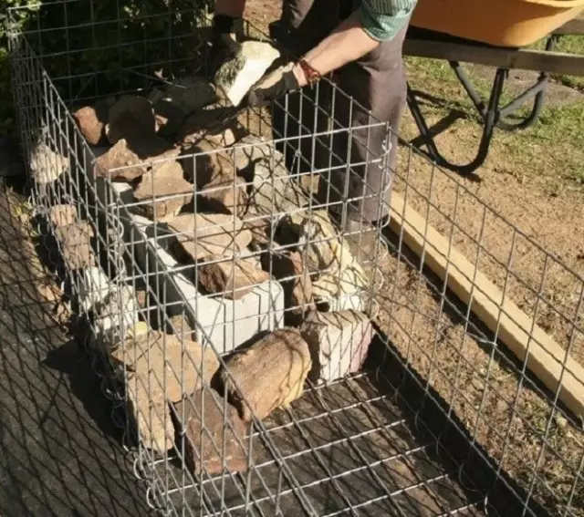 Gabion Stones fyllning