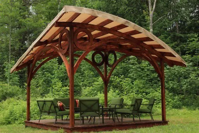 Beautiful and simple garden gazebos 1415_9