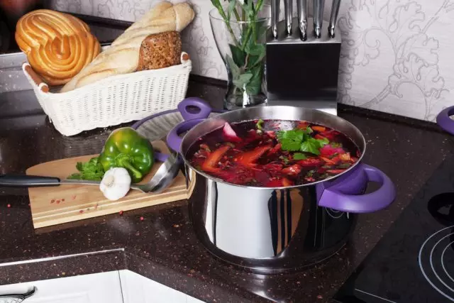 Borsch Ukrainalainen kuva