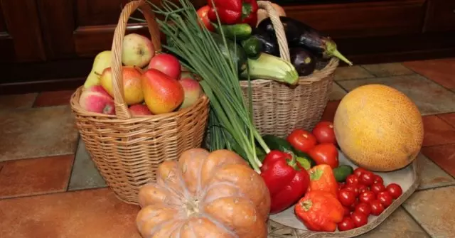 Kuinka varastoida vihanneksia ja hedelmiä