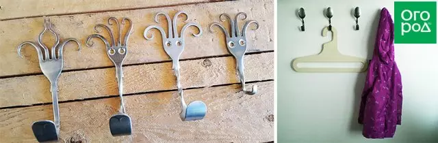 Hooks from forks and spoons