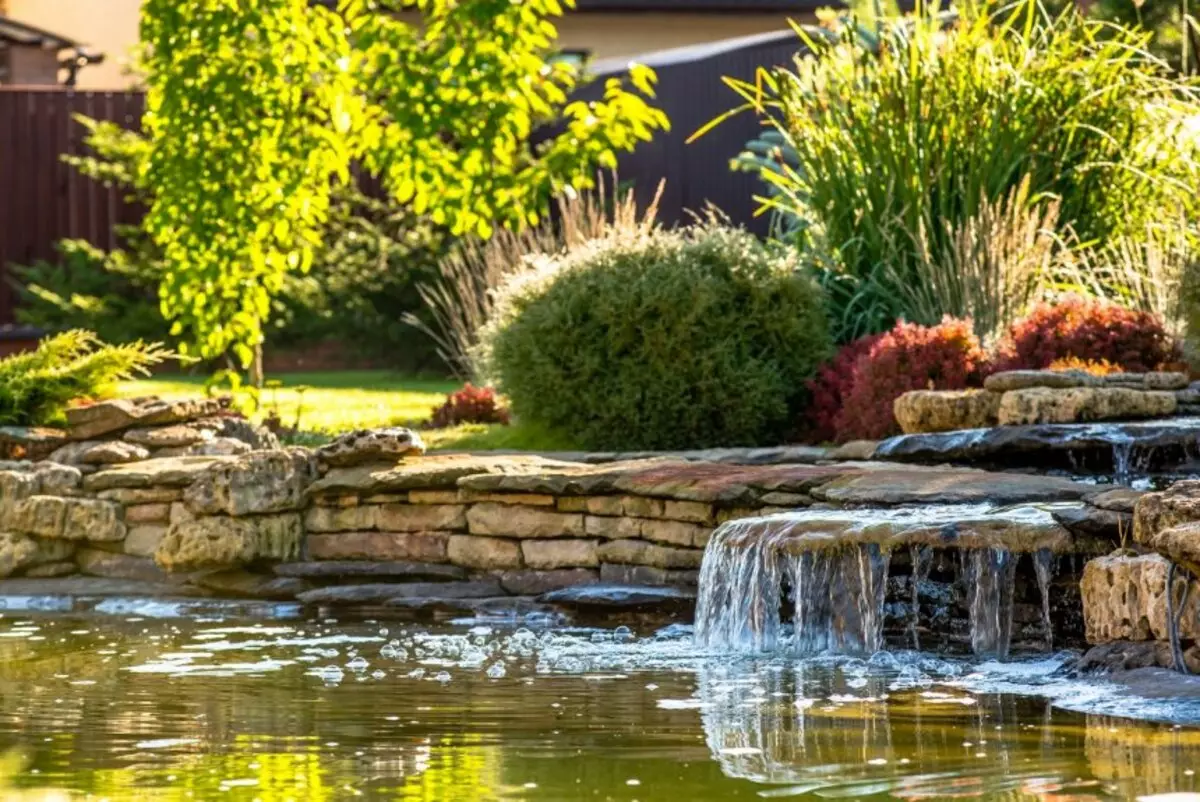 Waterfall in the country