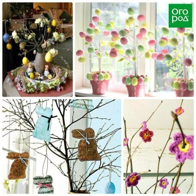 7 idees Com decorar la casa a la Pasqua amb les teves pròpies mans 221_17