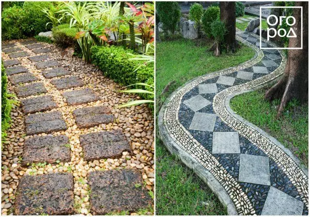 Track Garden Stone