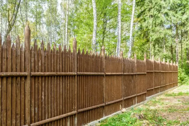 21 ID foto, cara membuat pagar kayu dengan tangan Anda sendiri dalam beberapa hari