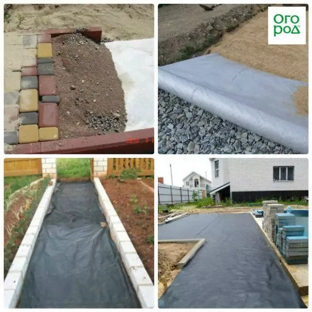 트랙을위한 Geotextile