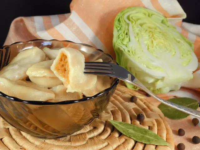 Gnocchi con cavolo.