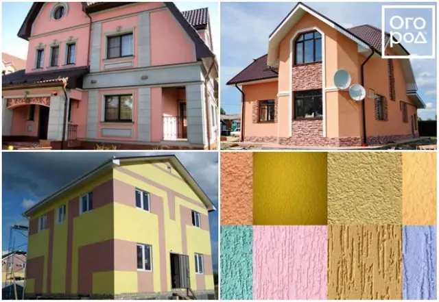 6 Beliebte Optionen, um die Fassade des Hauses zu beenden