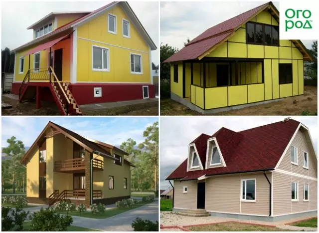 Sandwich Panel House.