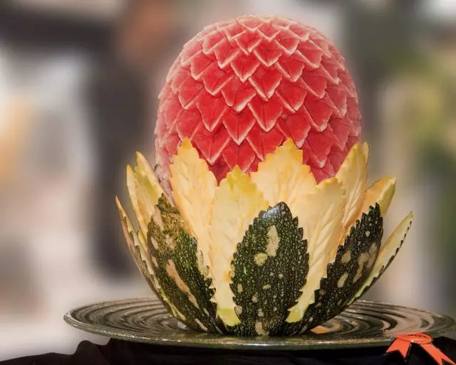 Carving fra Watermelon.