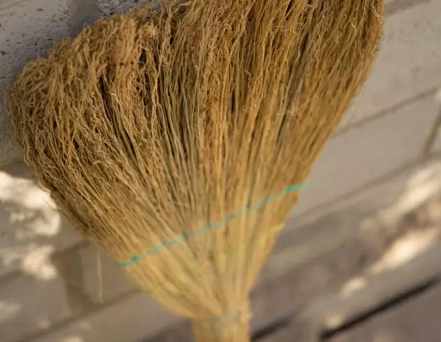 Sorghum broom.