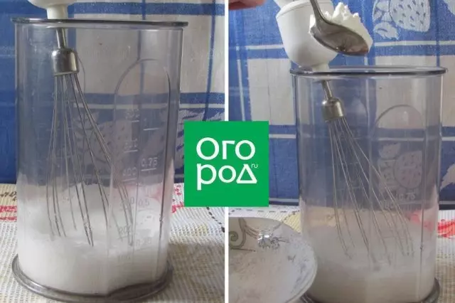 Crema de proteína azoutada