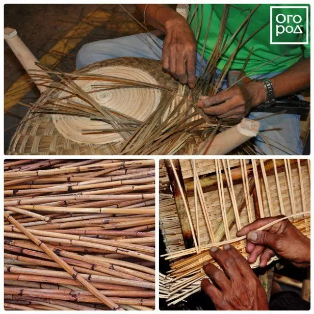 Produzione di rattan.