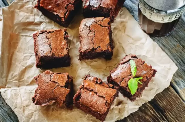 Browni, heimabakað diskar + í ofni, einföld önnur diskar + í ofninum, uppskrift