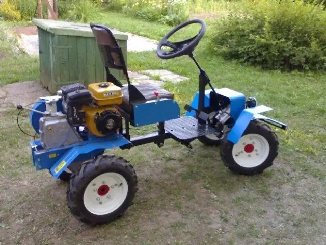 Motoblokdan traktor.