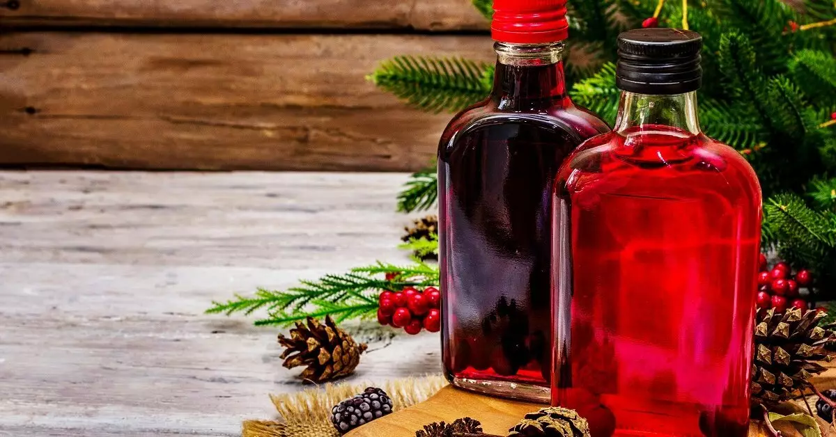 Vodka və Brandy-də sürətli tinctures - tətil üçün tələsin